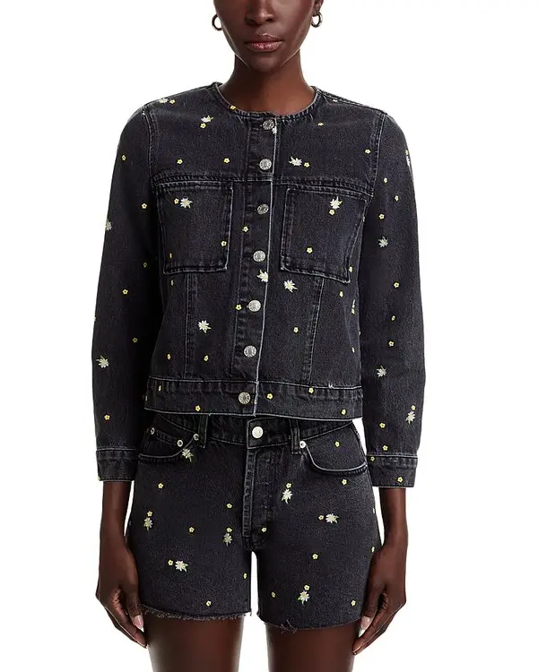 Rails Floral Denim Lido Jacket