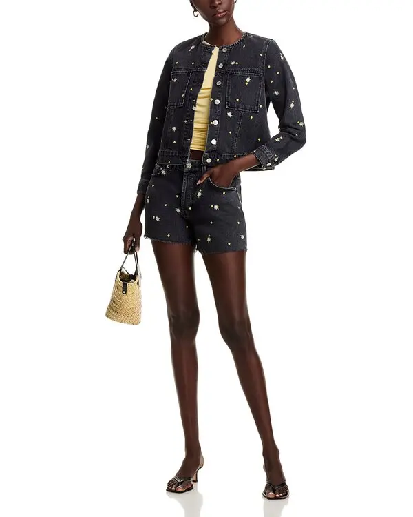 Rails Floral Denim Lido Jacket