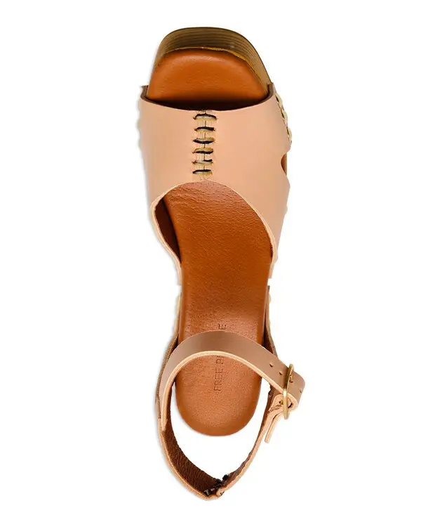 Free People Cecily Studded Platform Sandals - Vachetta