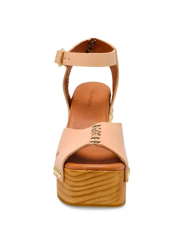 Free People Cecily Studded Platform Sandals - Vachetta