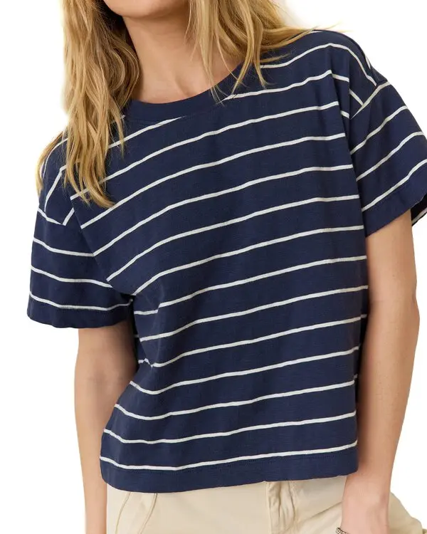 Marine Layer Vintage Slub Crop Tee