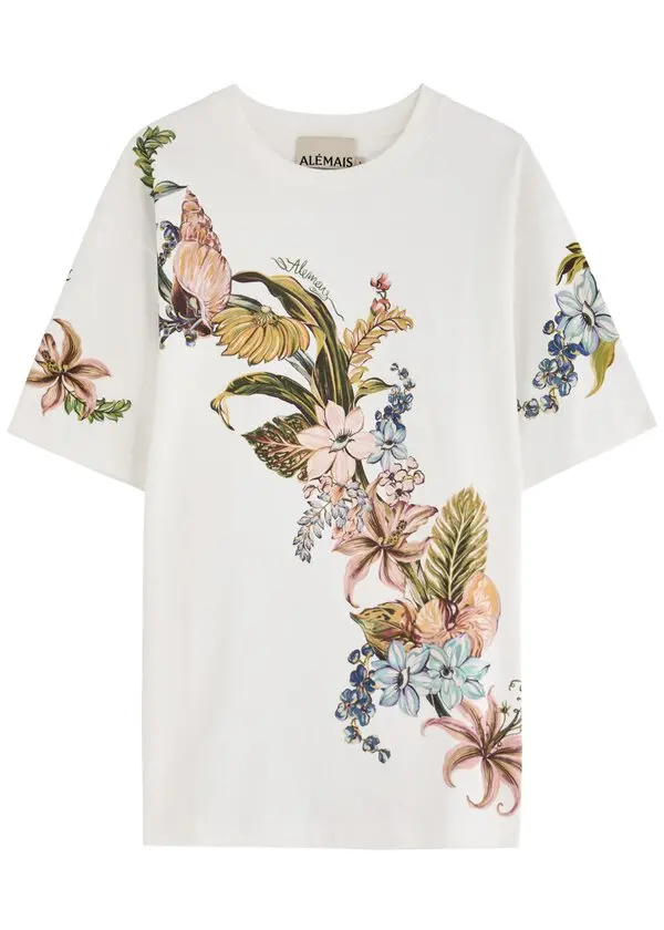 ALEMAIS Oleander Printed T-shirt - Multicoloured