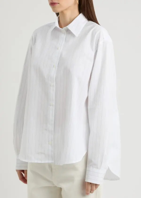 TOTEME Striped Organic Cotton-poplin Shirt
