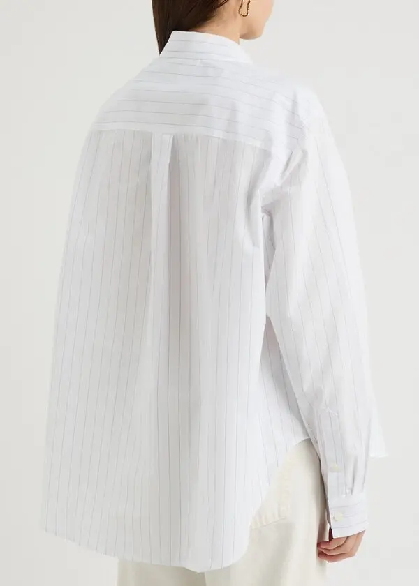TOTEME Striped Organic Cotton-poplin Shirt