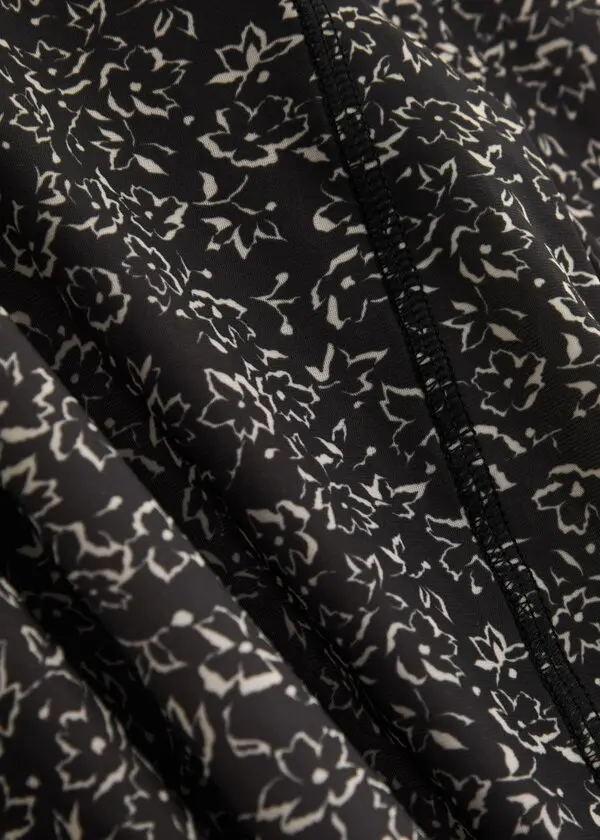 KNWLS Halcyon Printed Stretch-jersey Top