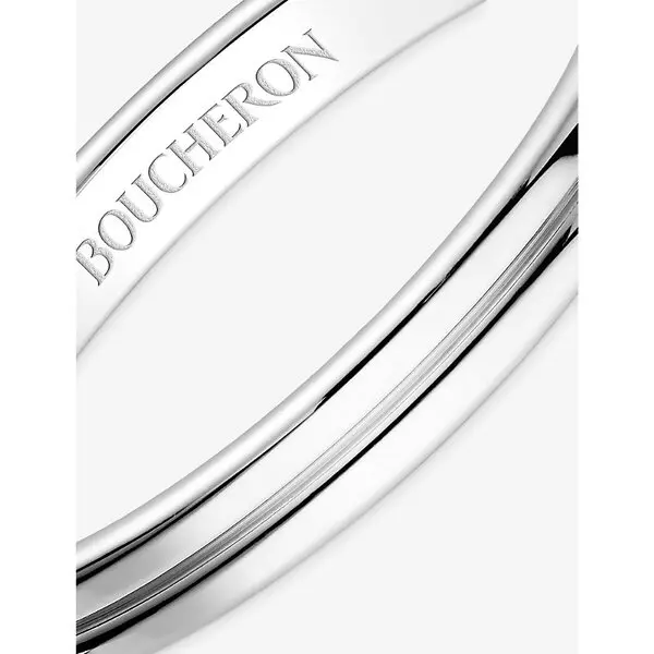 Boucheron Godron Platinum Wedding Band - Platinium