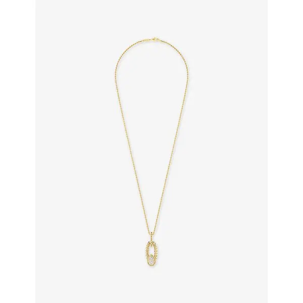 Boucheron Serpent Bohème Diamond Pendant Necklace - Yellow Gold