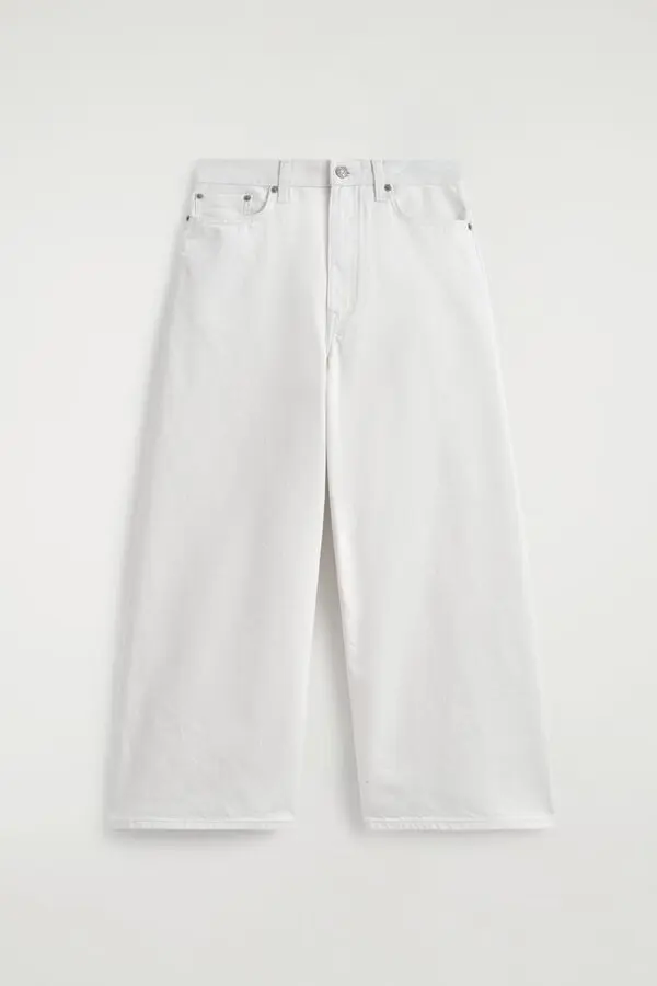 Cos Denim Culottes - White