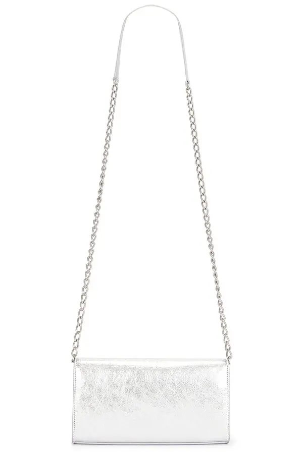 Balenciaga Le City Wallet Bag In Metallic