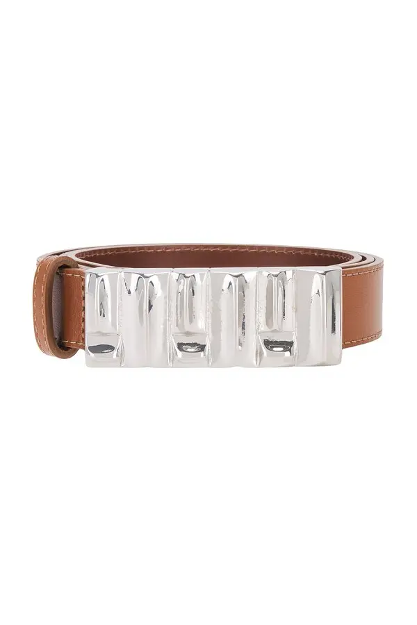 FRAME Sculptural Leather Belt