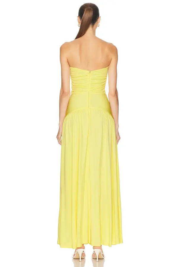 Staud Mariana Maxi Dress - Pale Honey