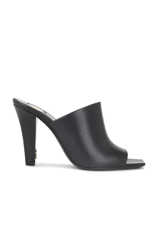 Saint Laurent Jill Mule Sandal - Nero