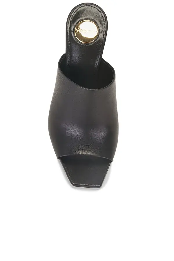 Saint Laurent Jill Mule Sandal - Nero