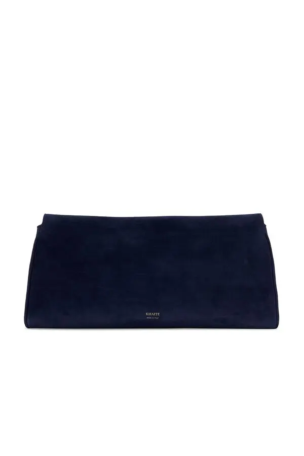 Khaite Audrey Clutch - Midnight Navy
