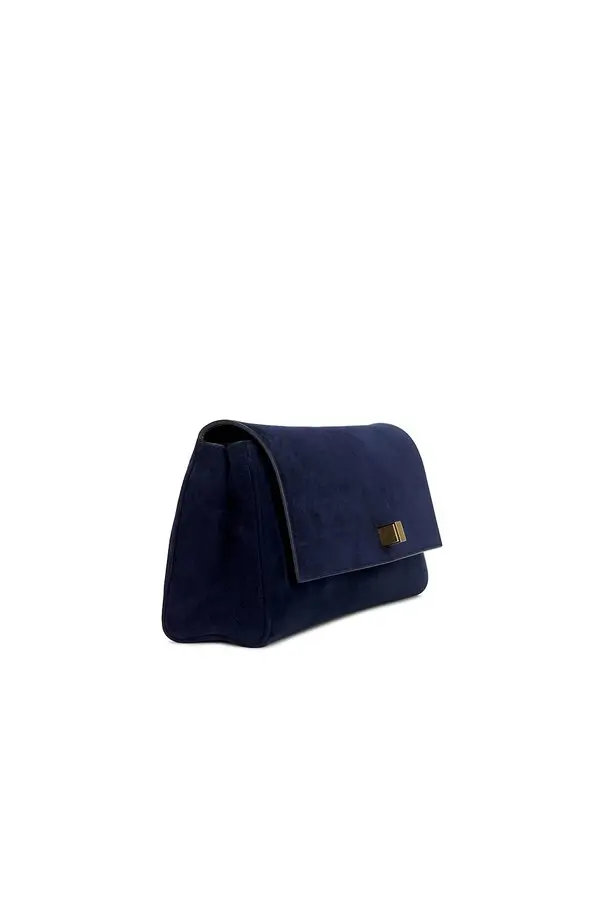 Khaite Audrey Clutch - Midnight Navy