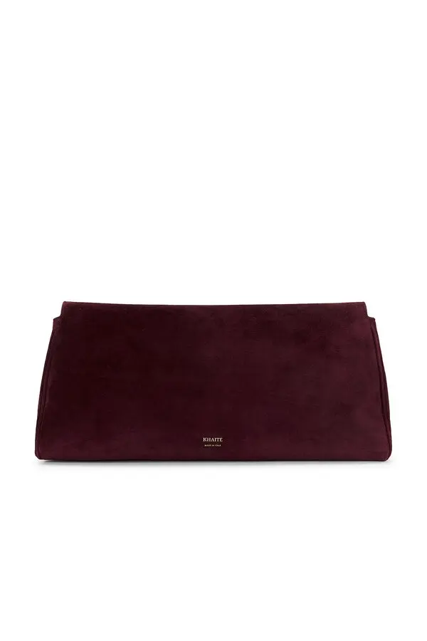 Khaite Audrey Clutch - Rouge Noir