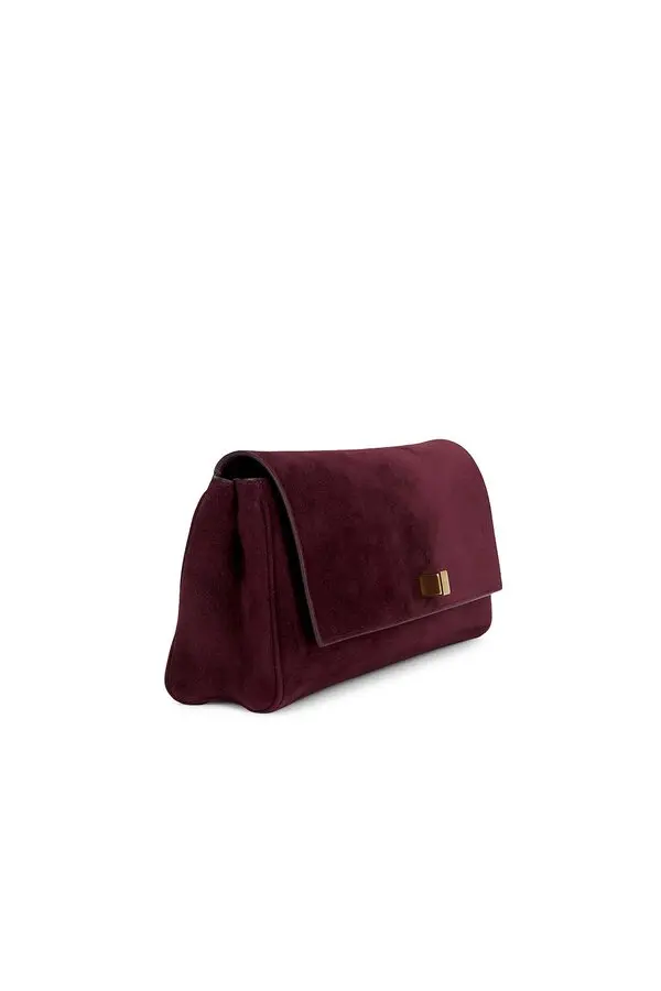 Khaite Audrey Clutch - Rouge Noir