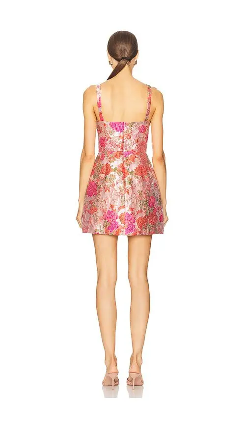 Katie May Claudette Mini Dress - Crimson Bloom