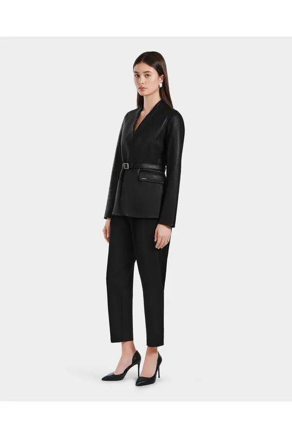 Rudsak Leather Relaxed Fit Blazer