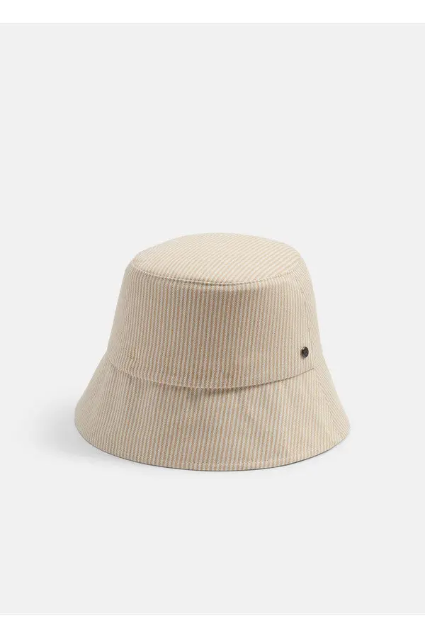 Vince Cotton Canvas Bucket Hat - Stripe