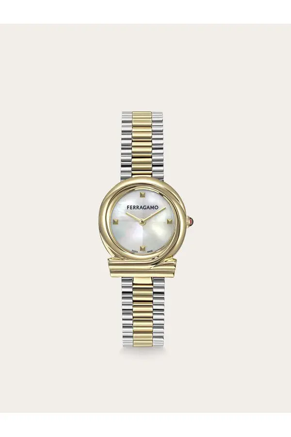FERRAGAMO Gancini Twisted Watch - Gold