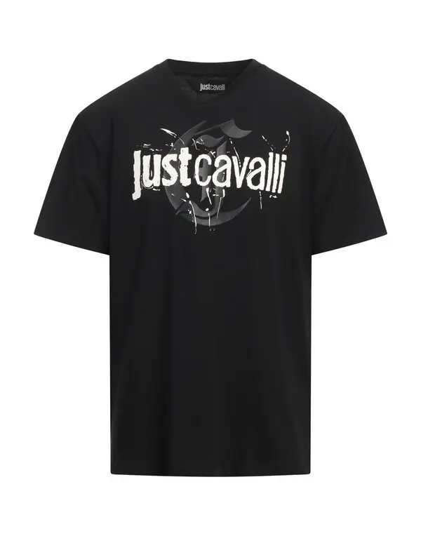 Just Cavalli T-shirt Size Cotton - Black