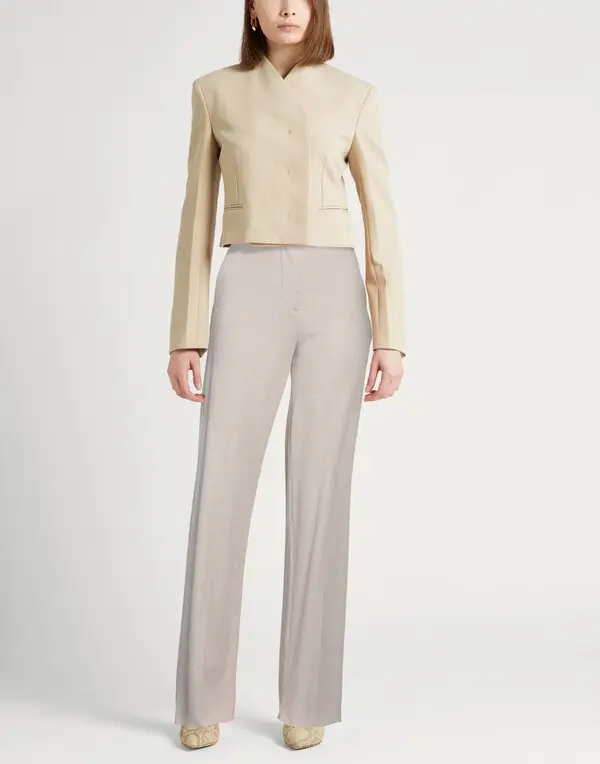 Max Mara Wide Leg Flannel Pants