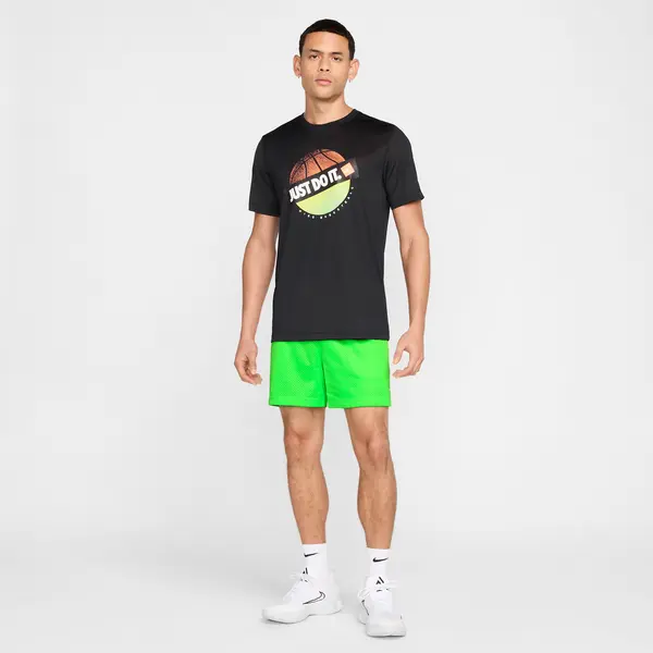 Nike Dri-fit 5" Mesh Basketball Shorts - Green