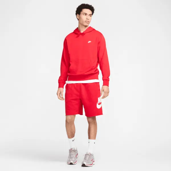 Nike Club French Terry Alumni Shorts - Red