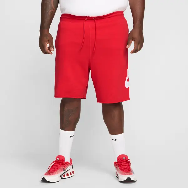 Nike Club French Terry Alumni Shorts - Red