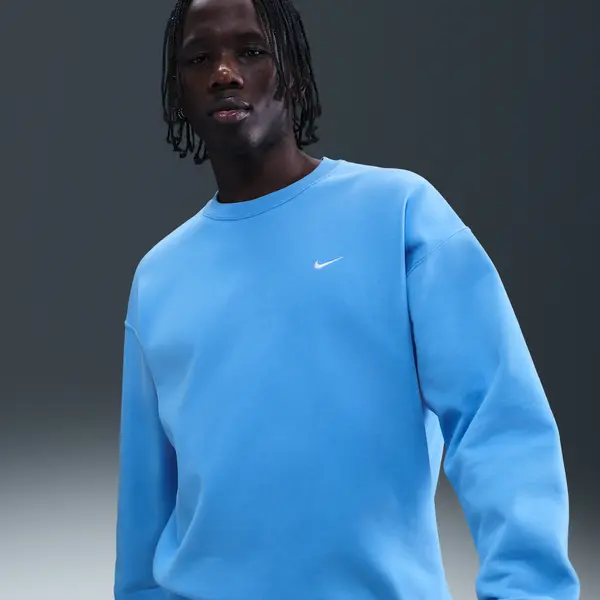 Nike Solo Swoosh Fleece Crew - Blue