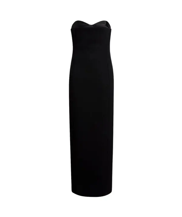 Khaite Yael Strapless Dress - Black