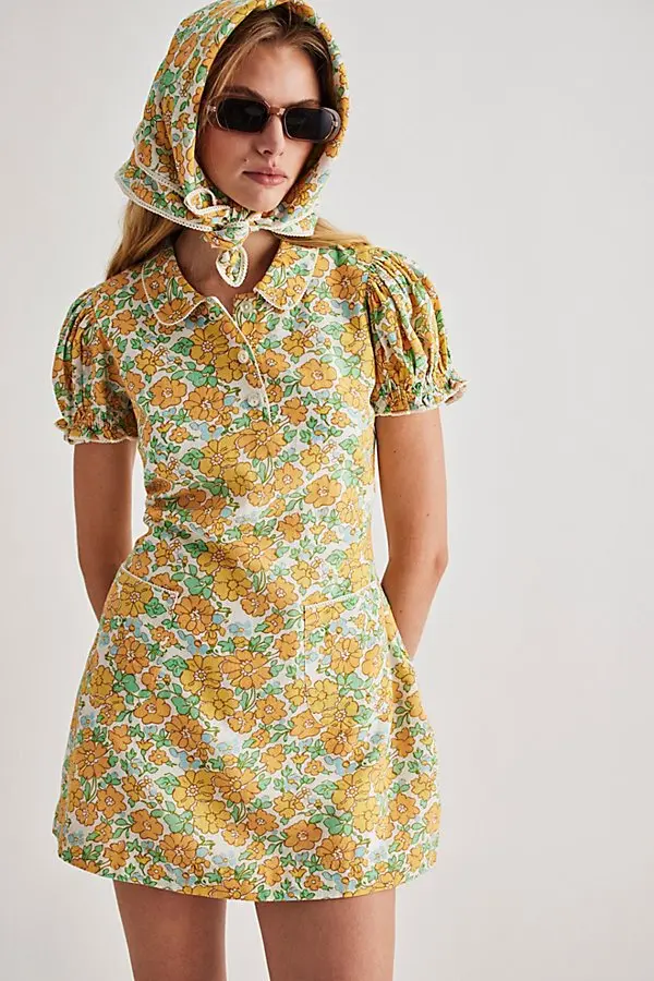free people marigold mini dress Free People Women's Black Marigold Mini Dress Size Medium