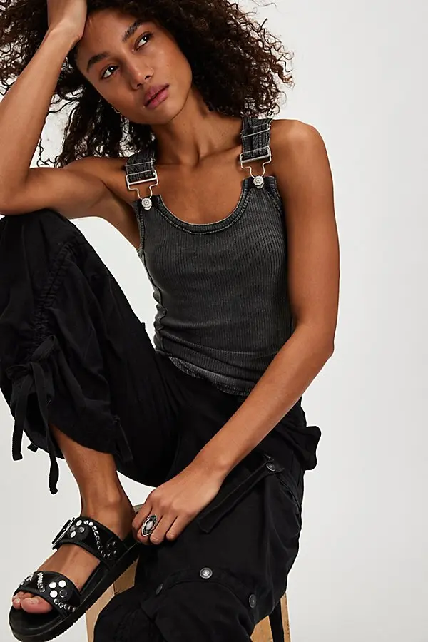 Free People We The Free Jamie Tank - Black