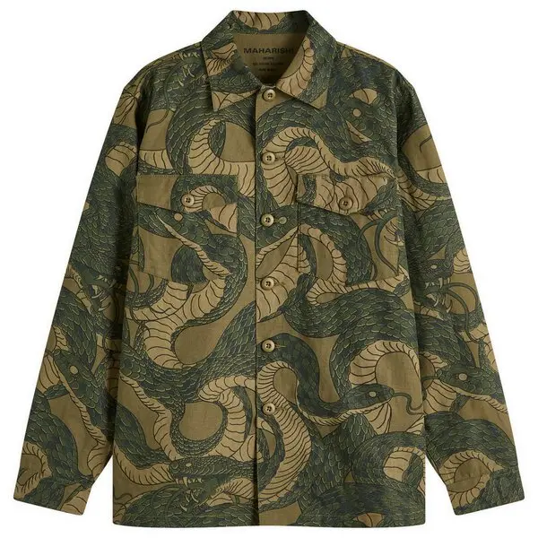 MAHARISHI Snakeskin Utility Overshirt