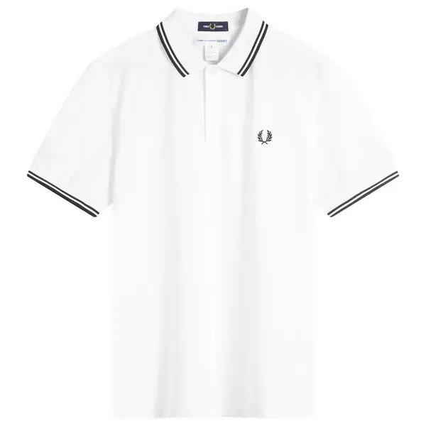 Comme Des Garçons X Fred Perry Polo Shirt - White