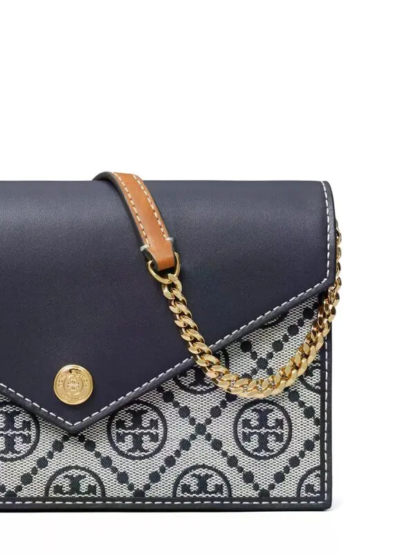 Tory Burch T-monogram Mini Crossbody Bag - Blue