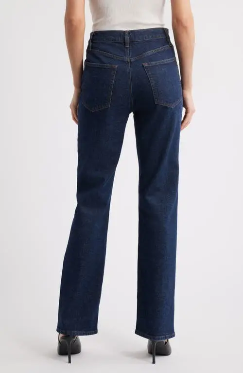 FRAME The Ruler High-waist Straight-leg Jeans - Taboo