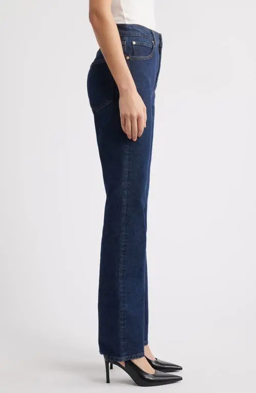 FRAME The Ruler High-waist Straight-leg Jeans - Taboo