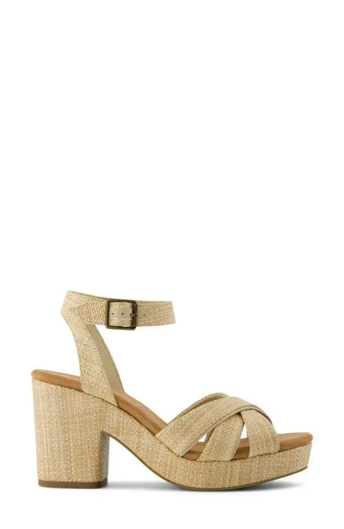 Toms Majorca Platform Sandals - Natural