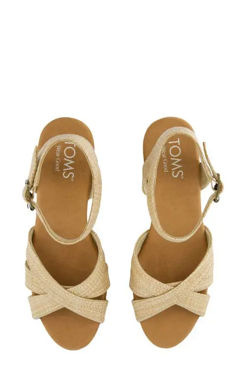 Toms Majorca Platform Sandals - Natural