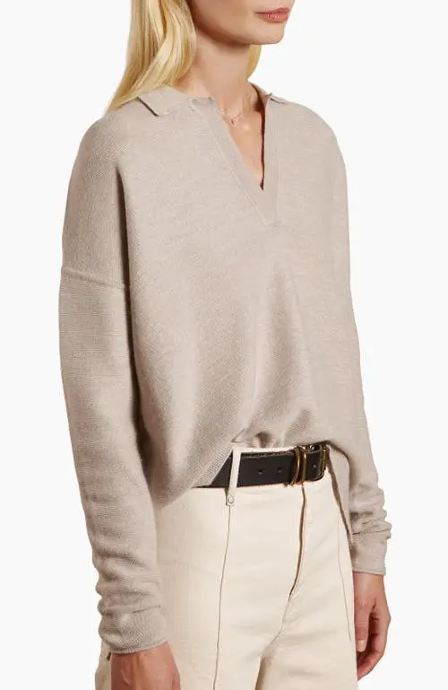 OYUN Bristol Cashwool Rugby Tunic - Oyster