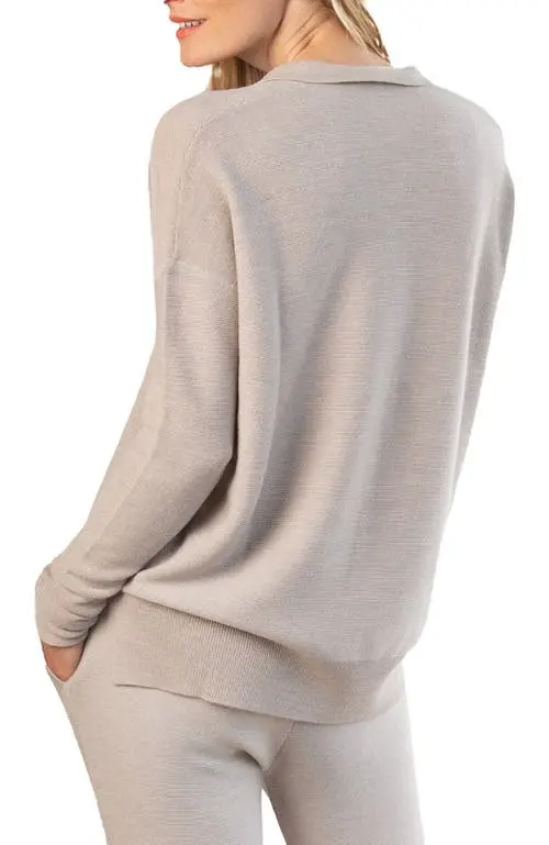 OYUN Bristol Cashwool Rugby Tunic - Oyster