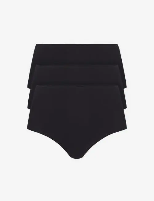 Commando Classic High Rise Bikini 3-pack - Black