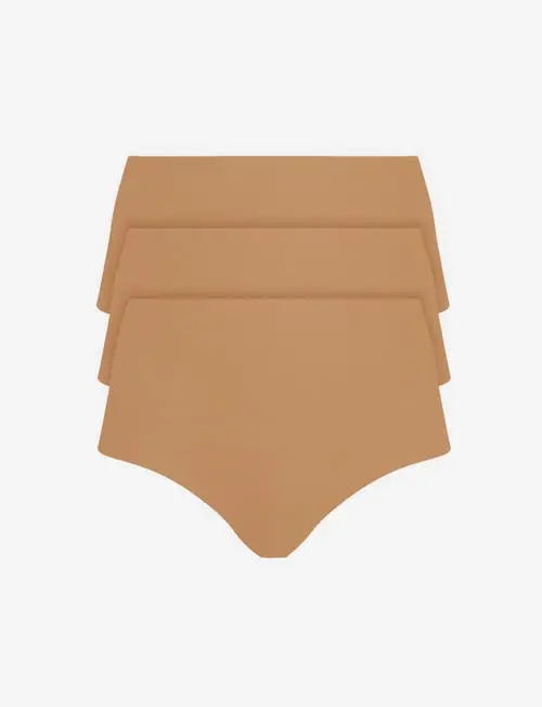 Commando Classic High Rise Bikini 3-pack - Caramel