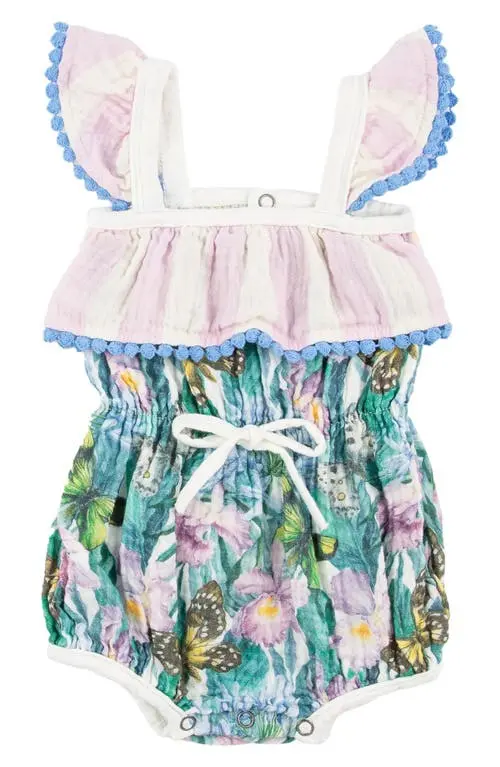 MIKI MIETTE Willa Floral Bubble Romper - Wonderland