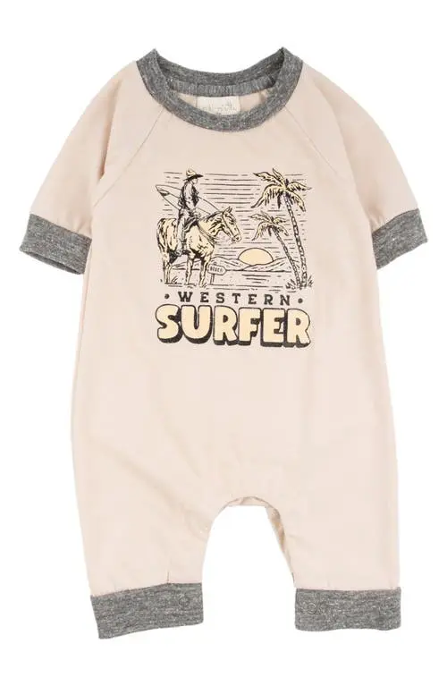 MIKI MIETTE Henry Cowboy Cotton Graphic Romper - Point Break