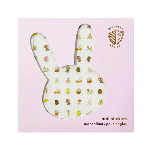 DAYDREAM SOCIETY Bunnies In The Garden Nail Stickers - Asssorted Pre-pack