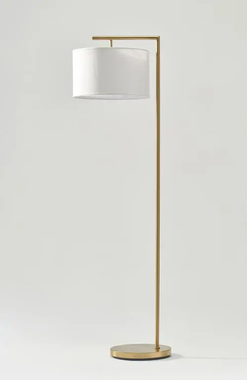 BRIGHTECH Montage Modern 60' Led Smart Home Compatible Floor Lamp - Antique Brass