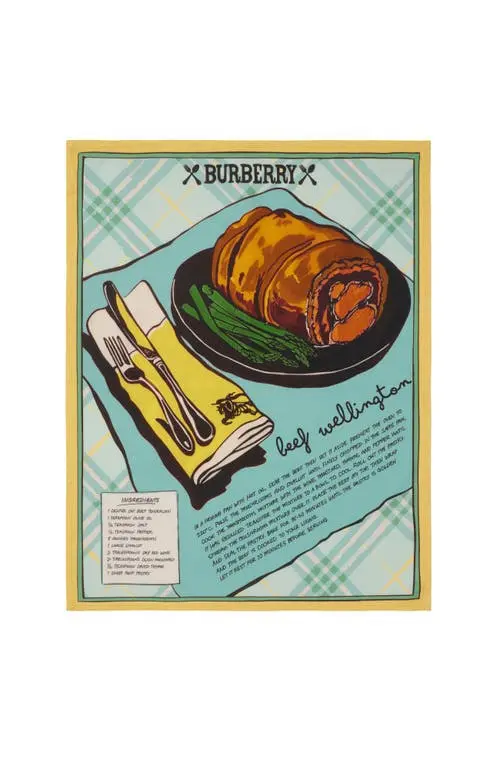 Burberry Recipe Tea Towel Set - Mint